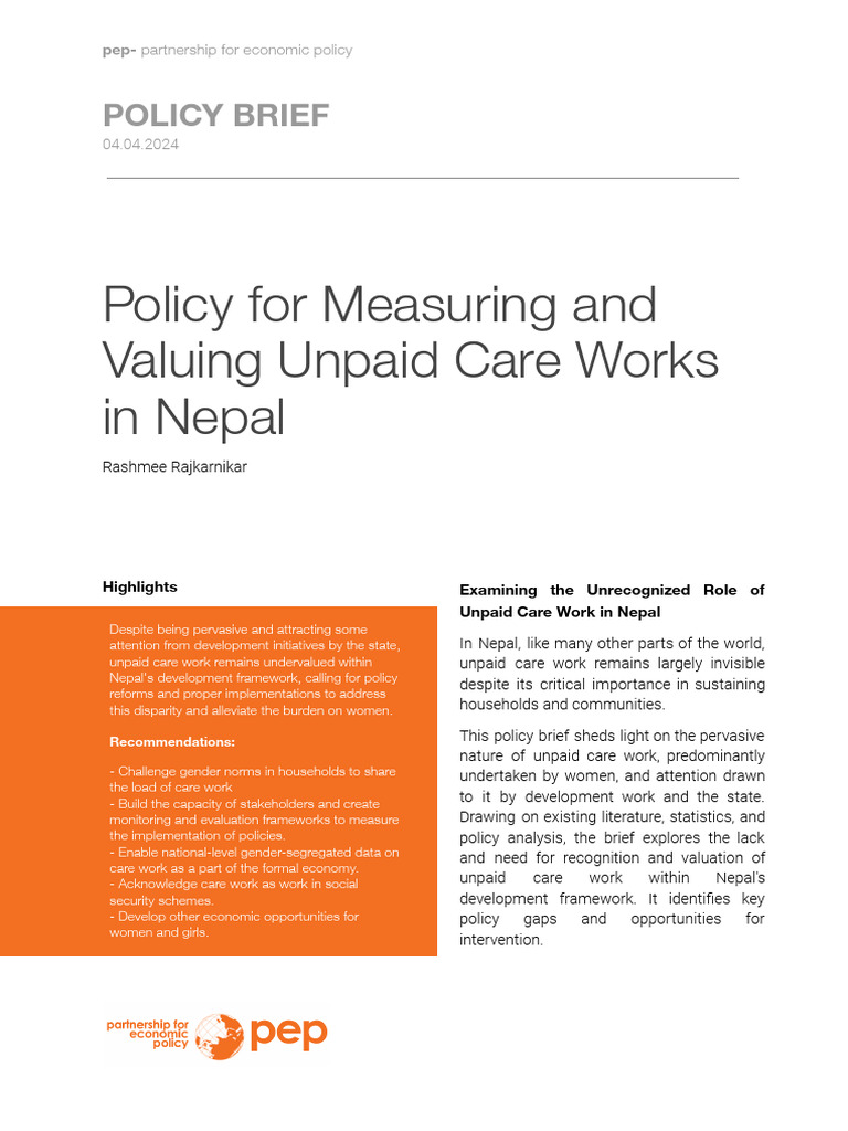 Sample Policy Brief (04 April 2024) | PDF