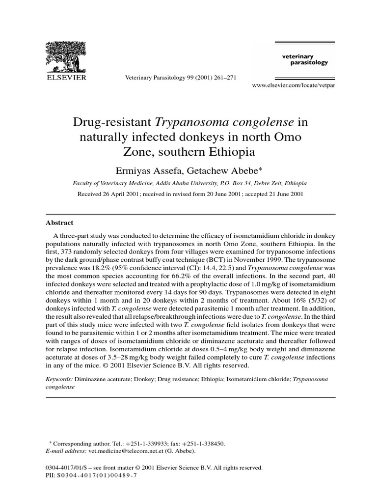 Assefa & Abebe 2001 | PDF