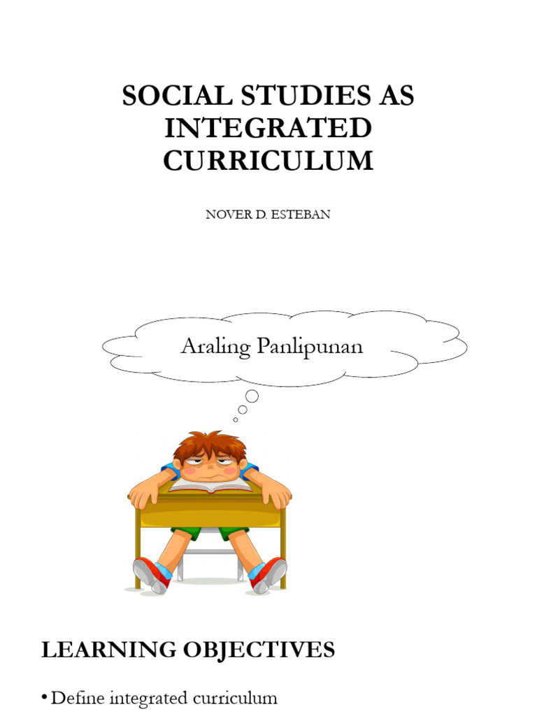 Social Studies As Integrated Curriculum Copy (2) 010959 | PDF