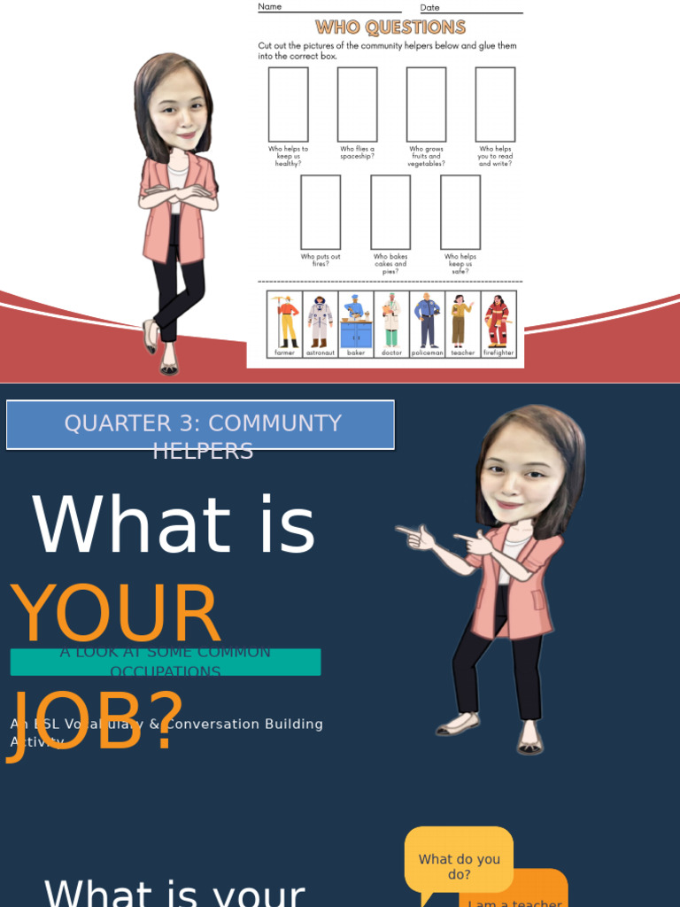 Kinder Community Helpers | PDF