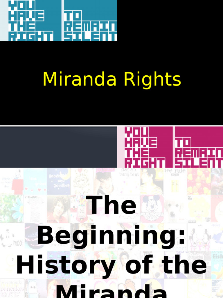 Miranda Rights PowerPoint | PDF