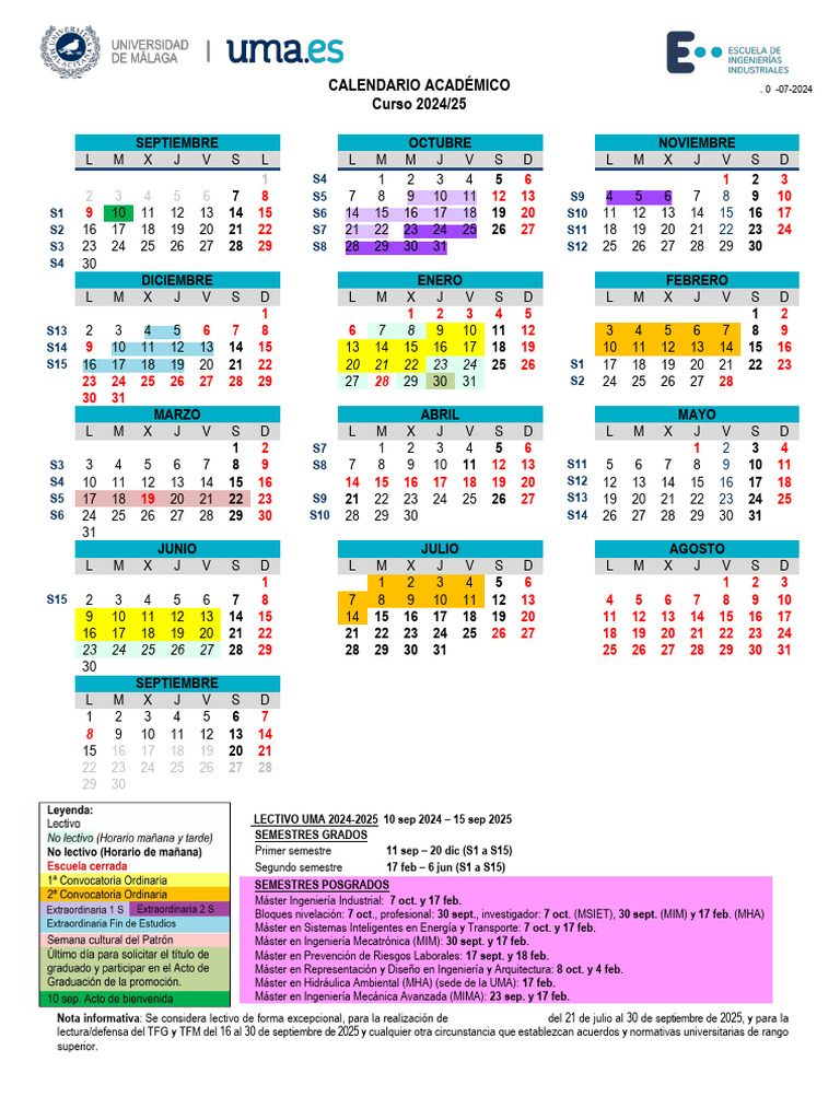 Eii Calendarioacademico24-25 | PDF