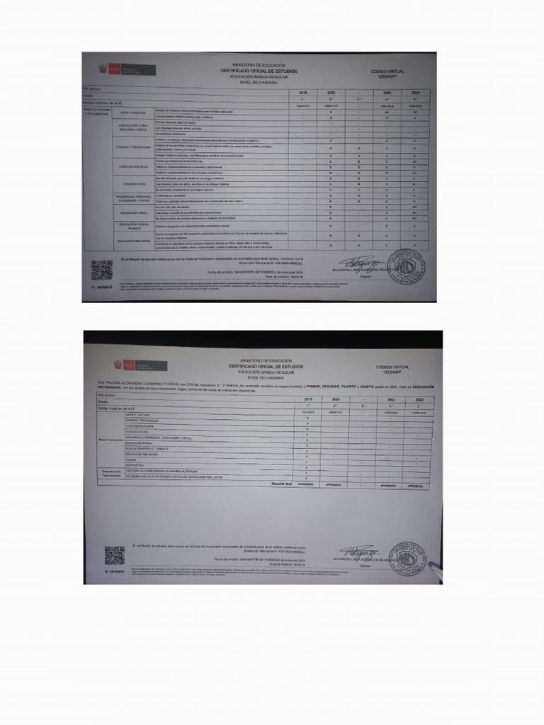 Certificado de Estudios 240910 120001 | PDF