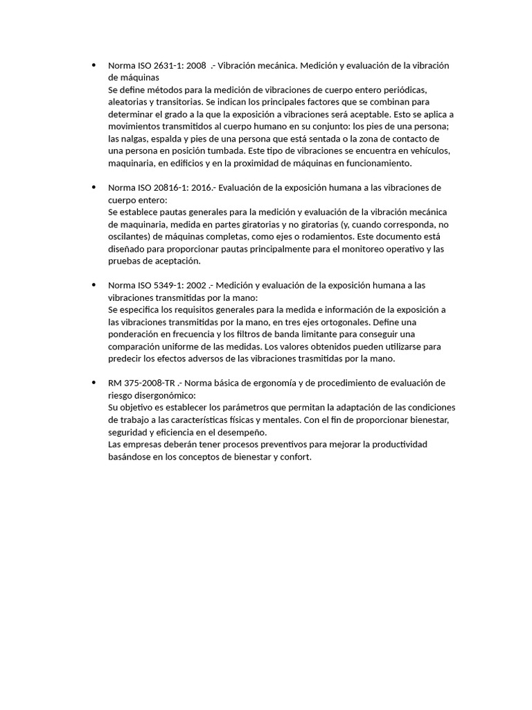 Norma ISO 2631 | PDF