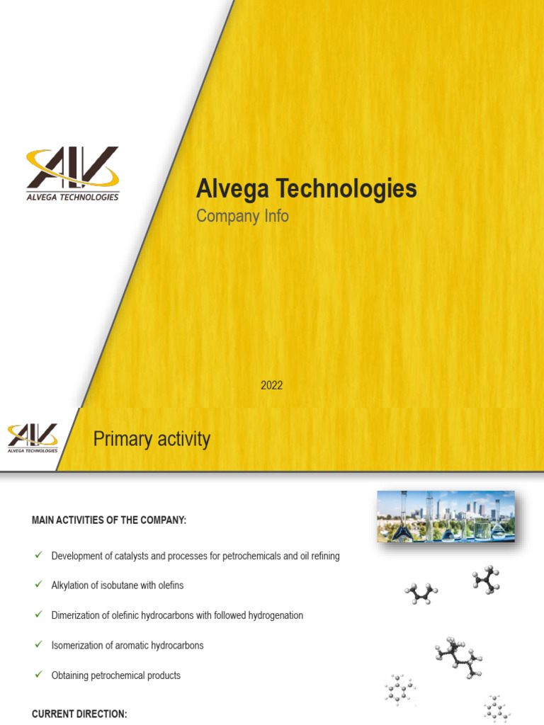 Alvega Technologies: Petrochemical Innovations | PDF | Chemical Reactor ...