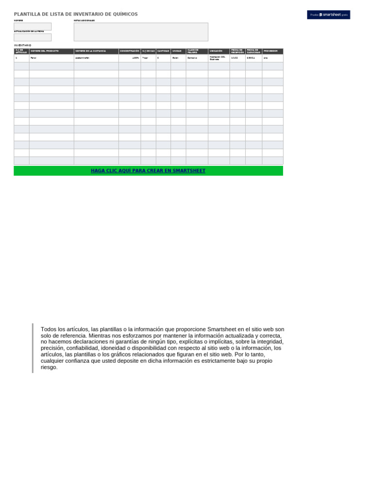IC Chemical Inventory List 11262 ES | PDF