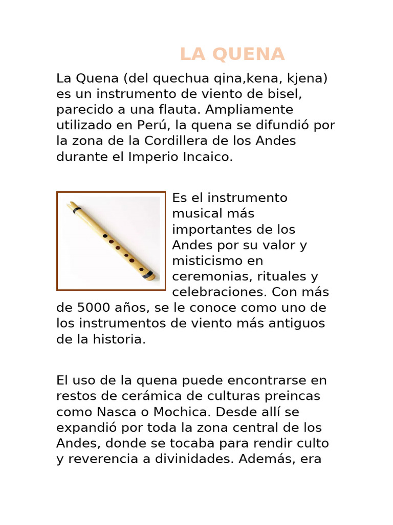 La Quena | PDF