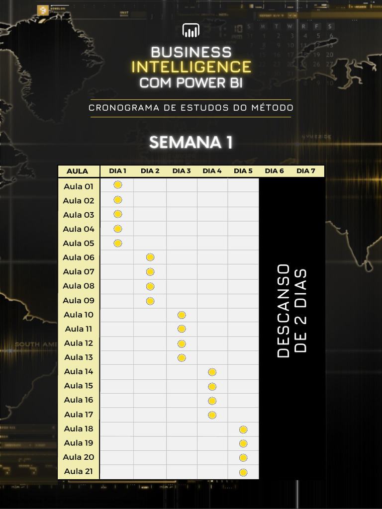 Cronograma de Estudos - Power BI 30 Dias | PDF