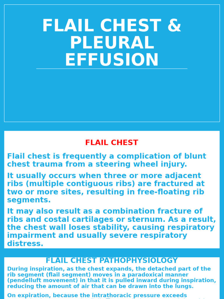 2nd - Flail - Chest - Pleural - Effusion (1) (Autosaved) | PDF