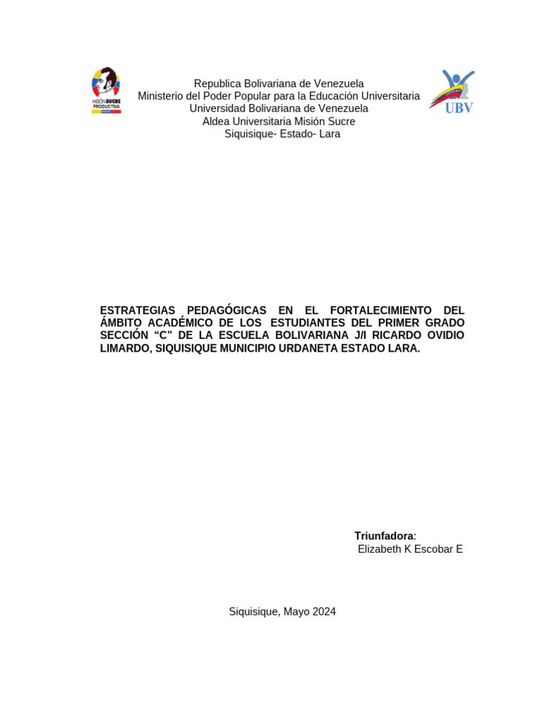 Proyecto Aldea - Imprimir | PDF | Enseñando | Aprendizaje