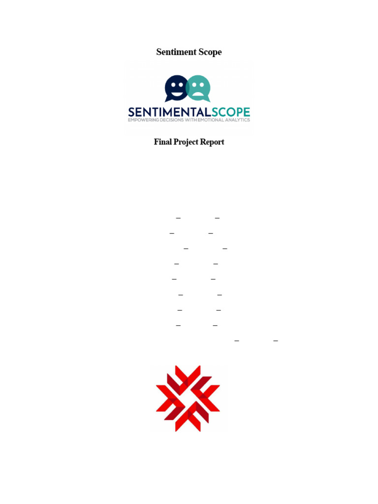 Sentimental Scope AI Proejct Report | PDF