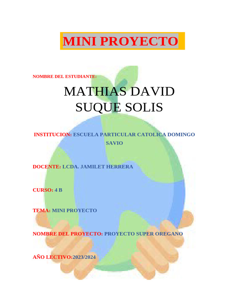 Mini Proyecto | PDF
