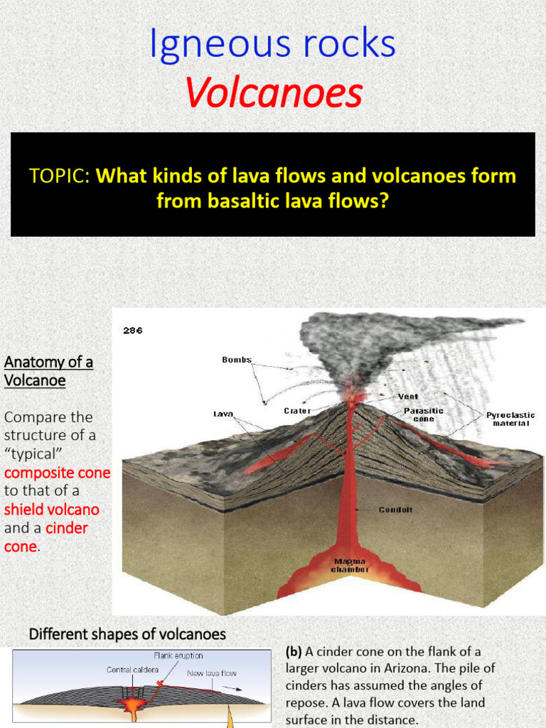 Volcano Types and Lava Flows | PDF | Lava | Science & Mathematics