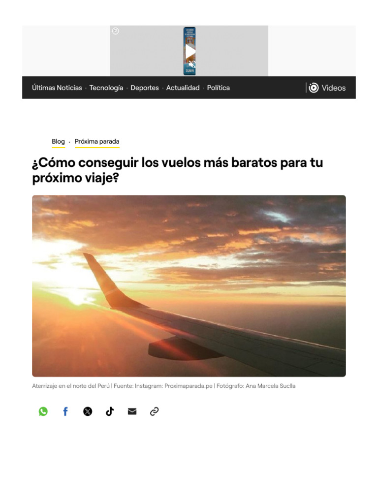 ¿Cómo Conseguir Los Vuelos Más Baratos para Tu Próximo Viaje? | PDF