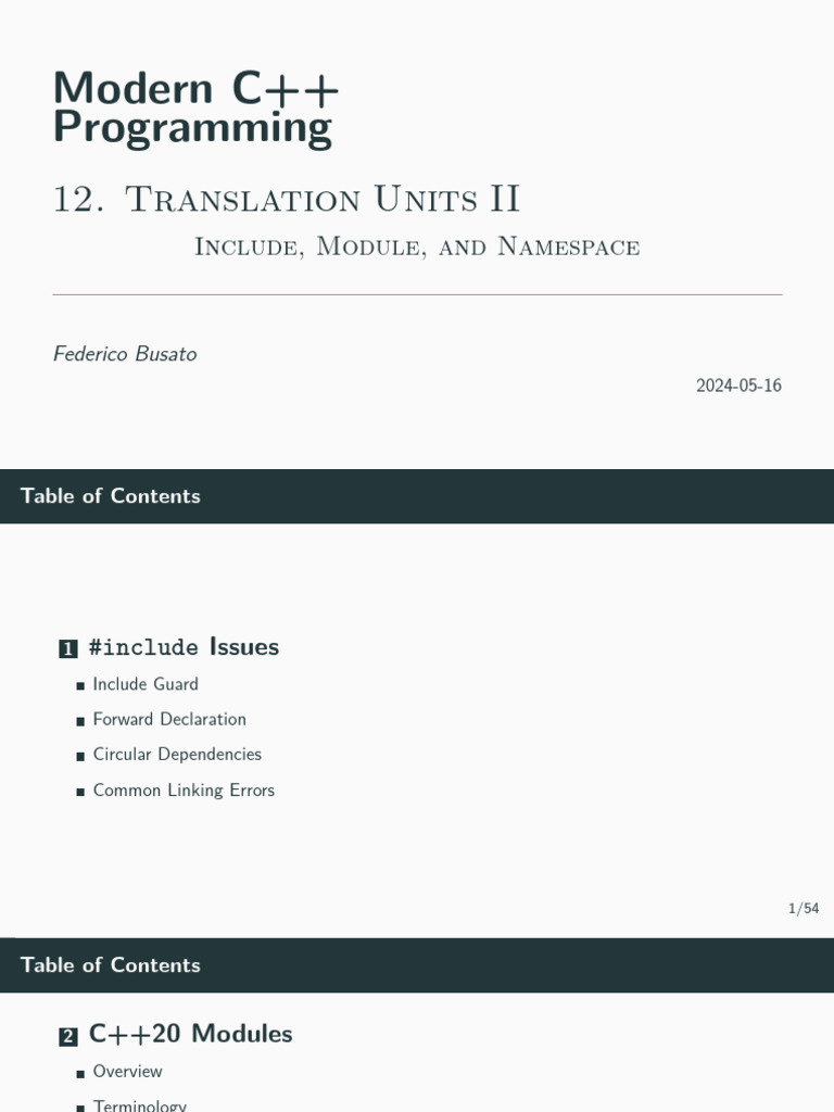 13.Translation Units II | PDF