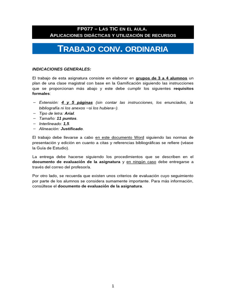 Gamificación en Clases de TIC | PDF | Evaluación | Enseñando