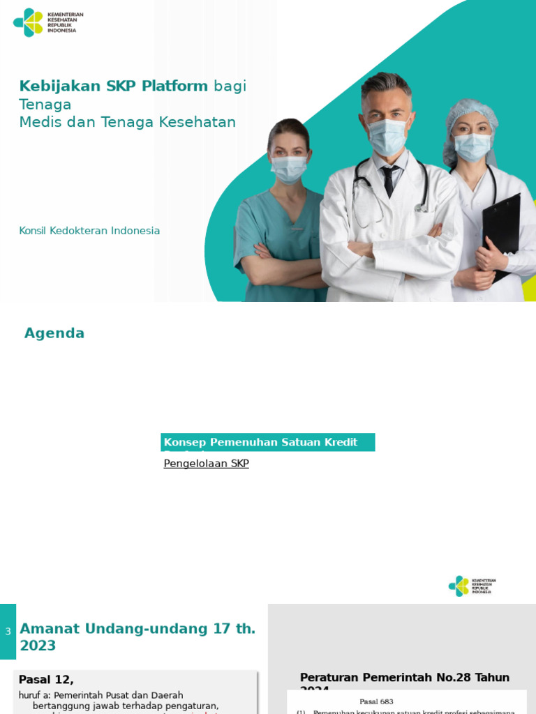 Pengelolaan Skp Dan Pengenalan Skp Platform 3 Juli Kemenkes Pdf