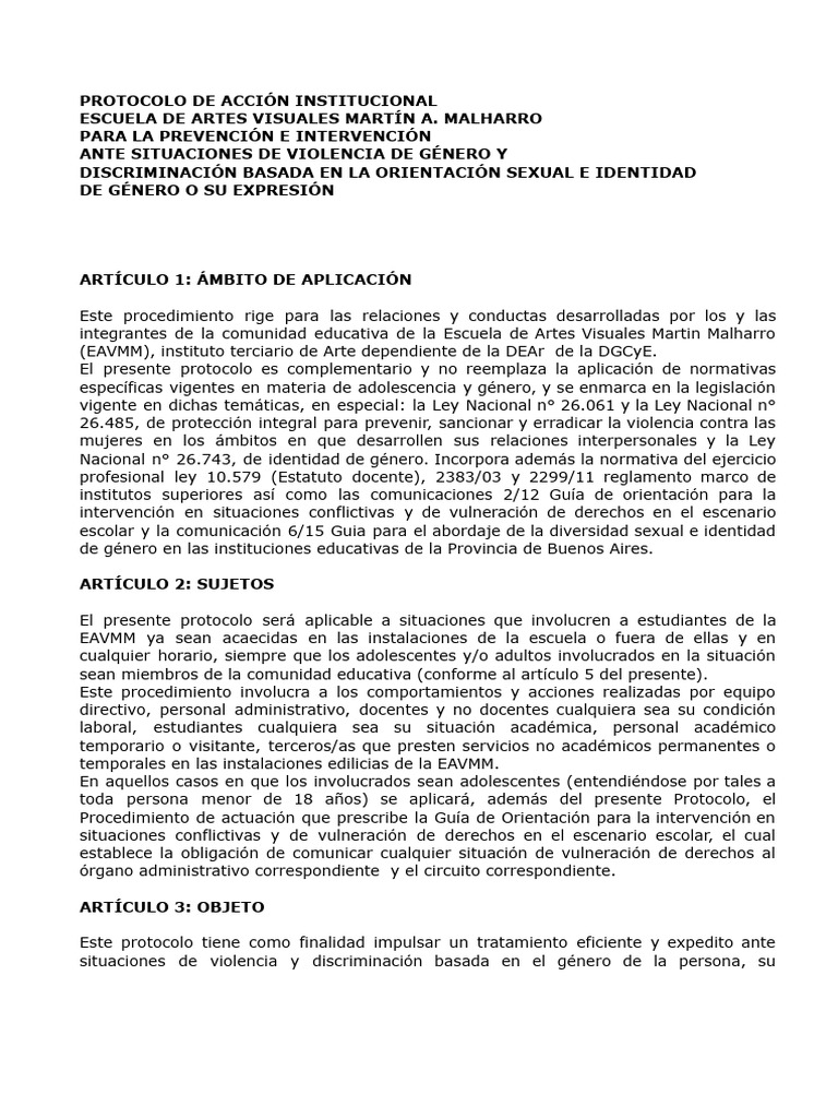 PROTOCOLO-GENERO | PDF