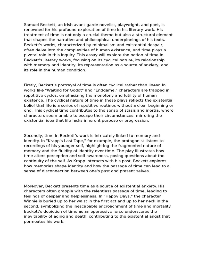 Samuel Beckett | PDF