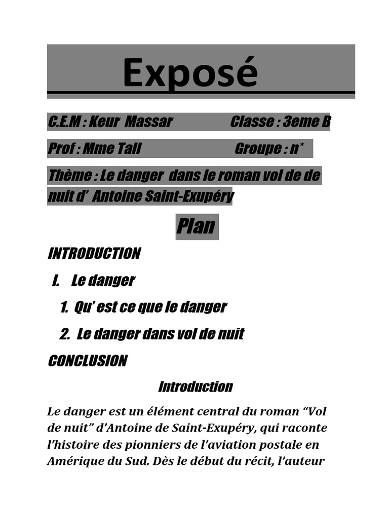 Exposé | PDF