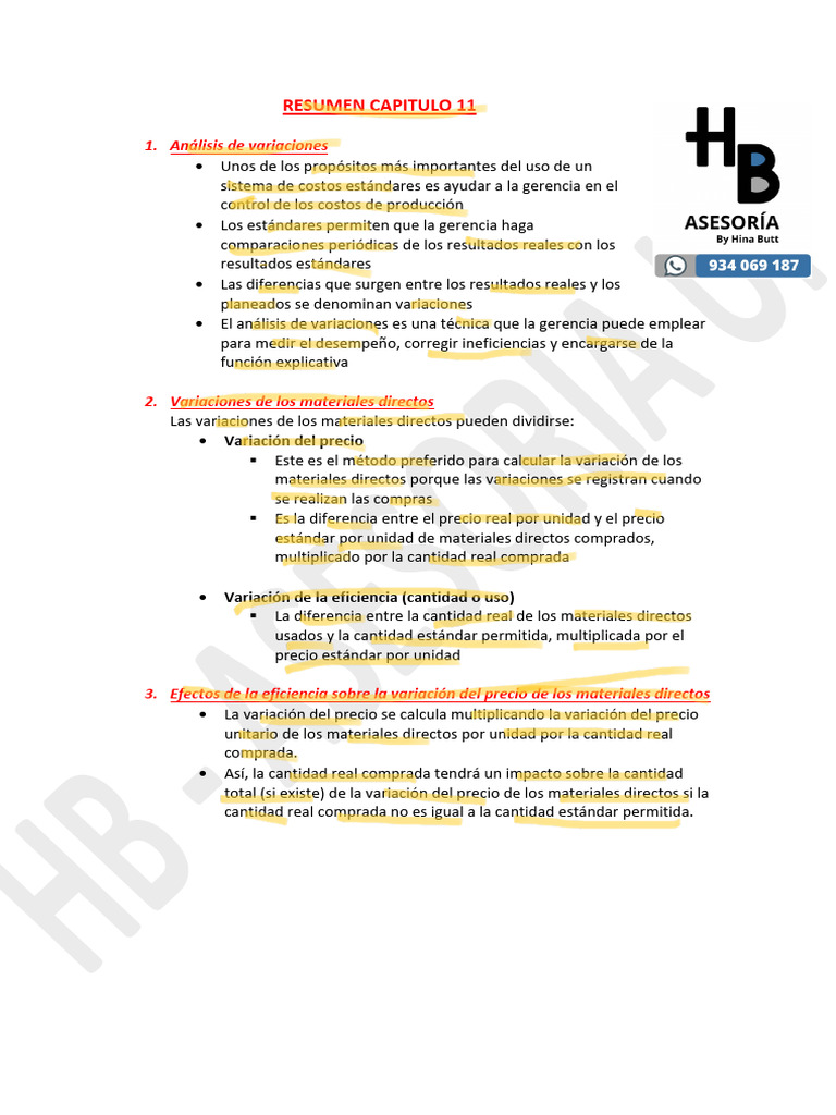 RESUMEN CAPITULO 11 Polimeni | PDF