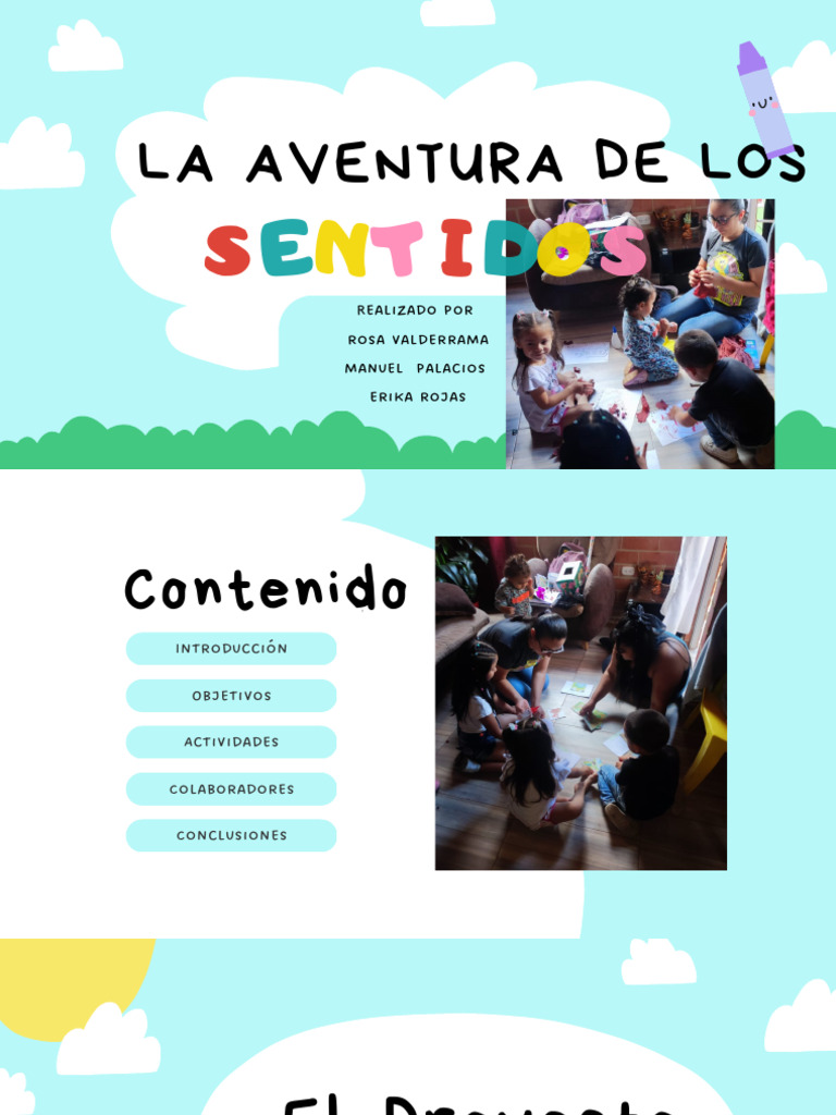 Presentación Proyecto para Niños Divertida Infantil Colorido | PDF