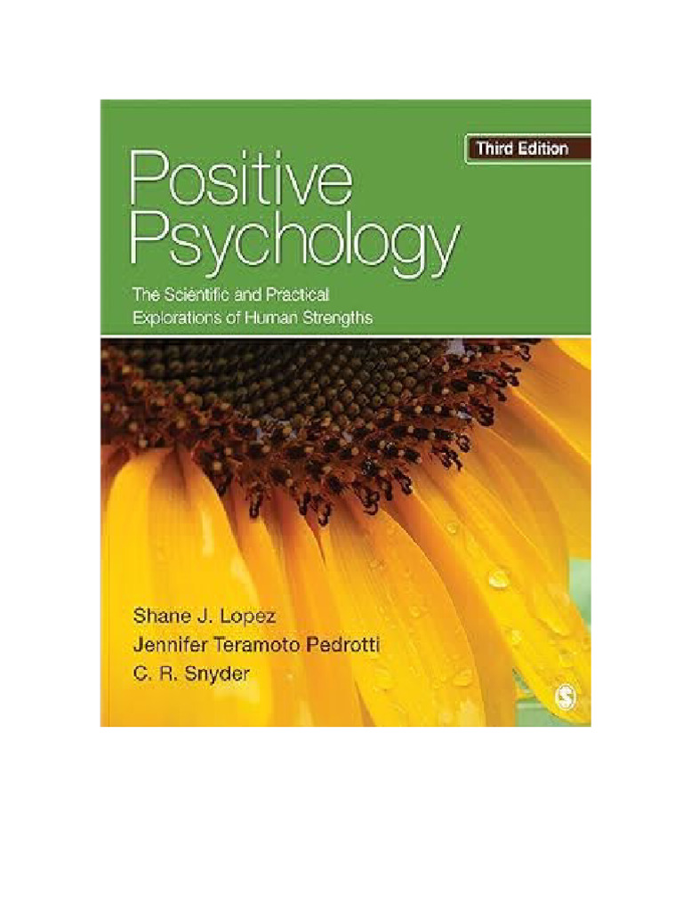 Positive Psychology | PDF