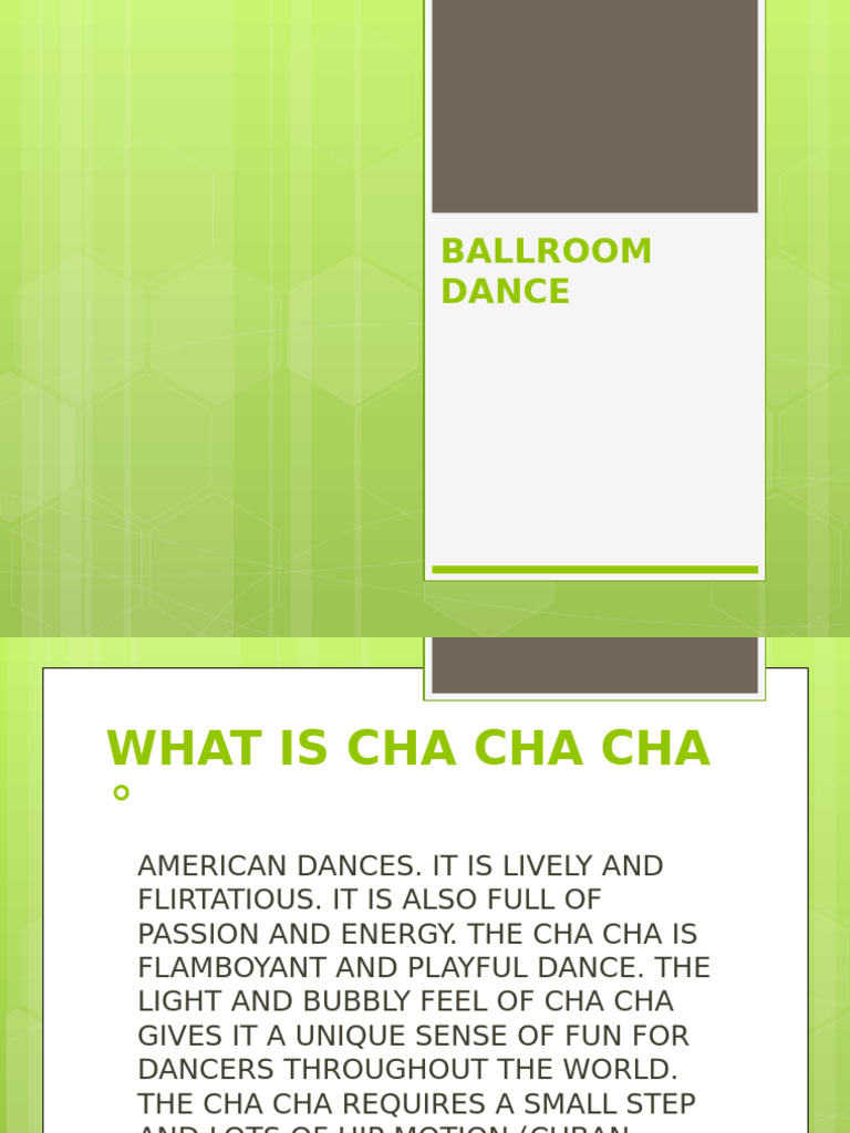 CHA CHA CHA | PDF