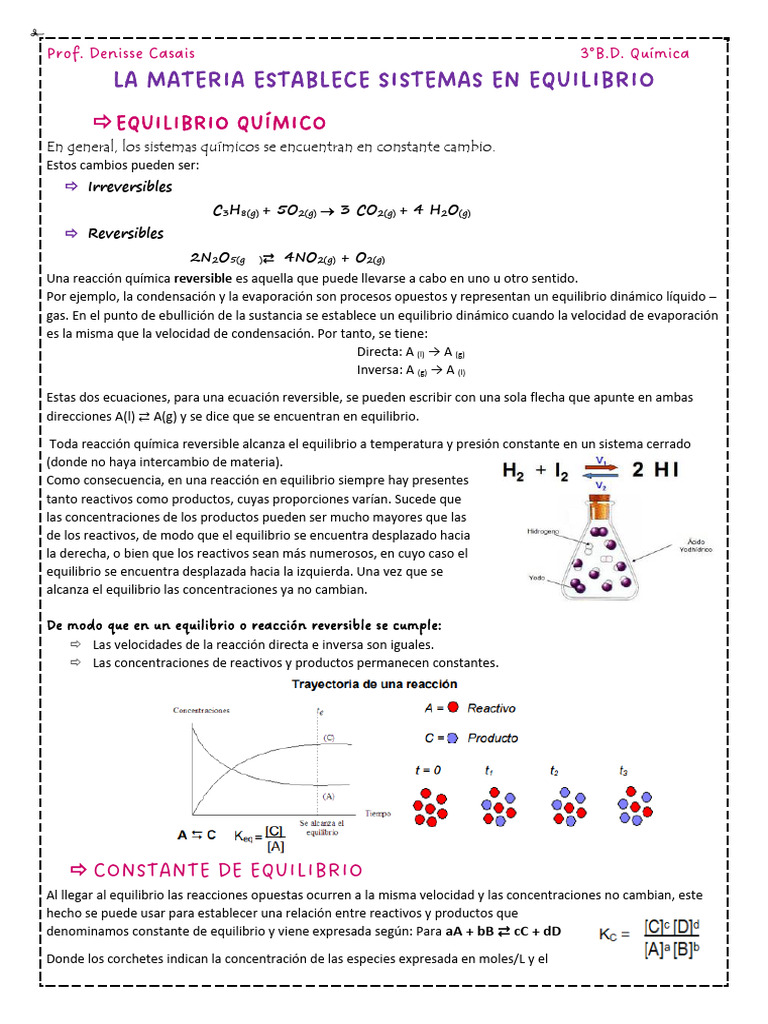 Eq Químico en Gases | PDF