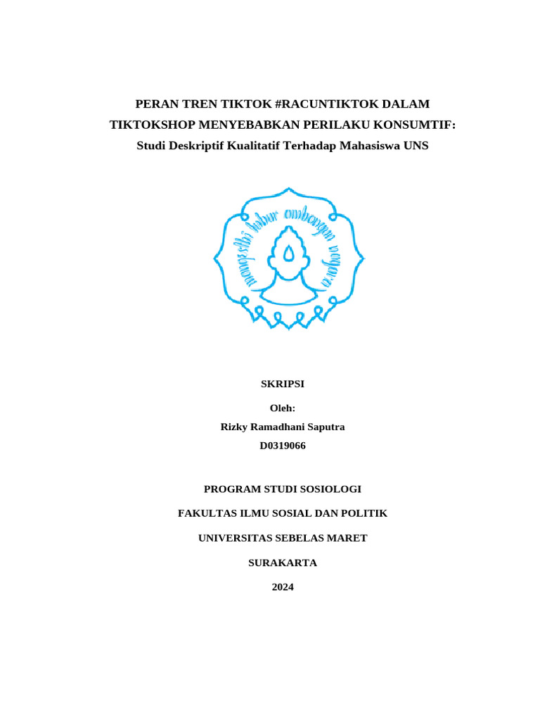 Skripsi Bab 11 Rizky Ramadhani S Fix BGT JGN Revisi (1) - 2 New (1) (1) (AutoRecovered) | PDF
