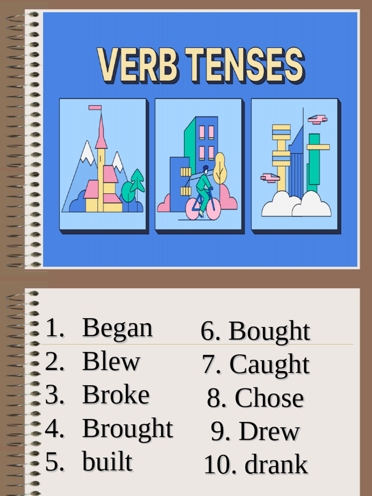 Verb Tense PowerPoint | PDF | Grammatical Tense | Verb