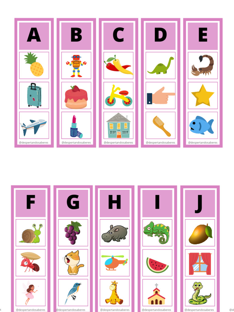 alfabeto-identificar-inicial | PDF