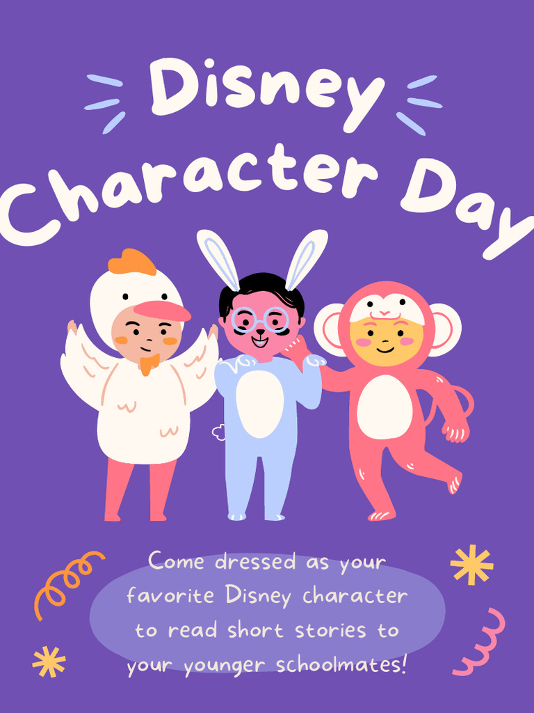 Character Day HS Poster | PDF