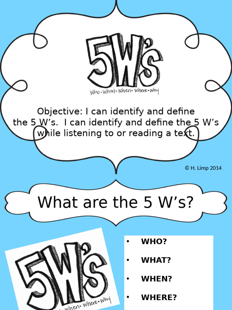 5WsPowerPoint 1 | PDF