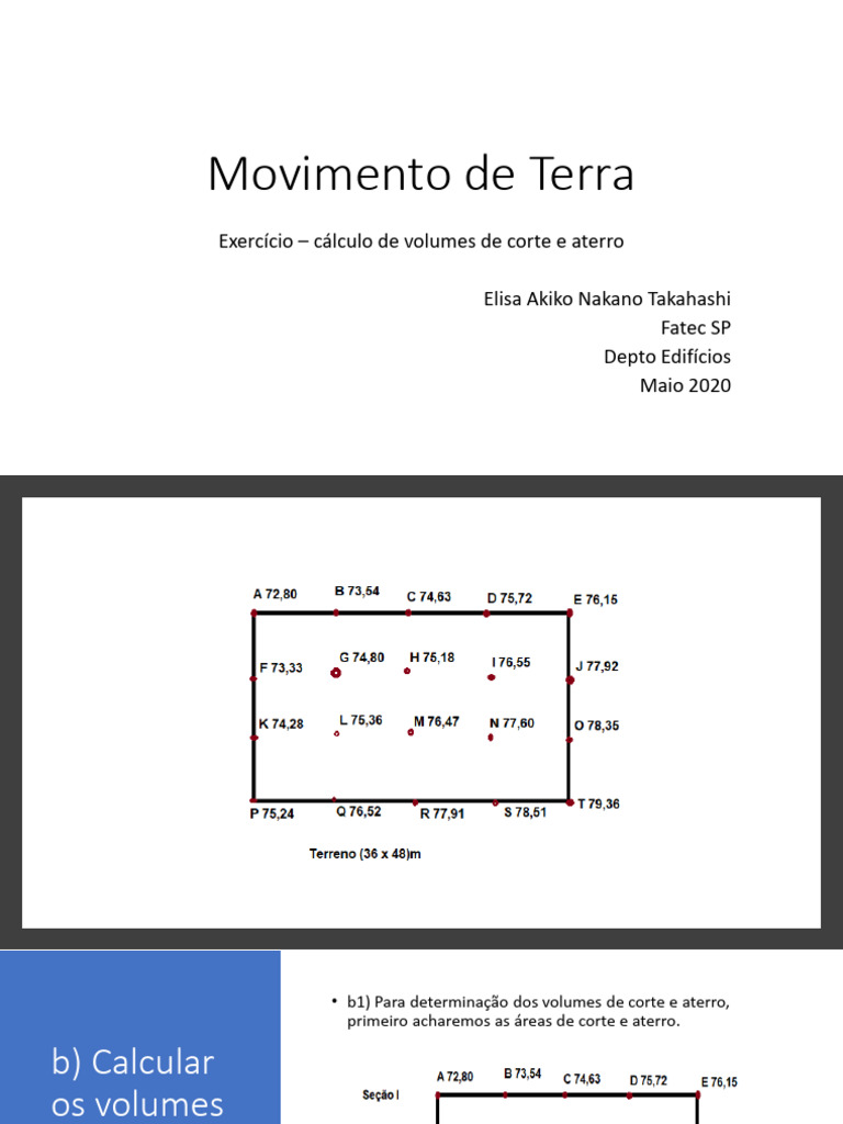 8a Cálc Corte Aterro | PDF