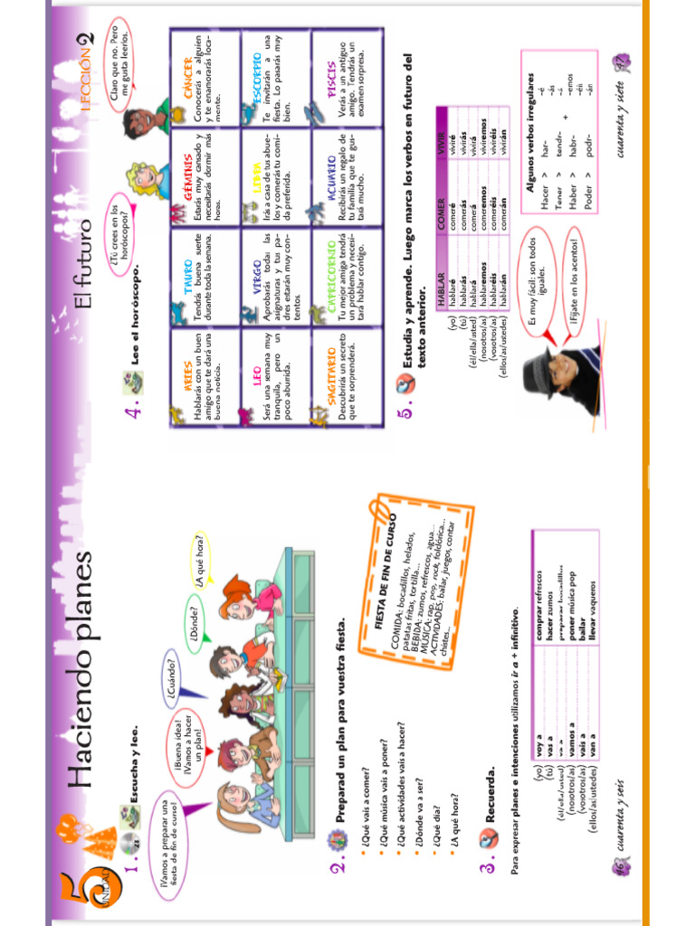 Colega 4 Unit 5 Pag 46-47 | PDF