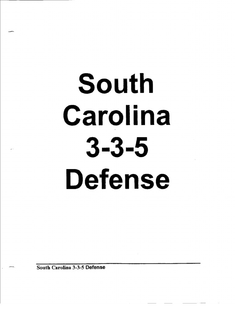 103 South-Carolina-35-Stack-Defense | PDF