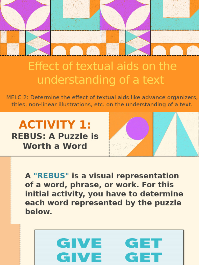 MELC 2 - Textual Aids (Linear and Non-Linear) | PDF
