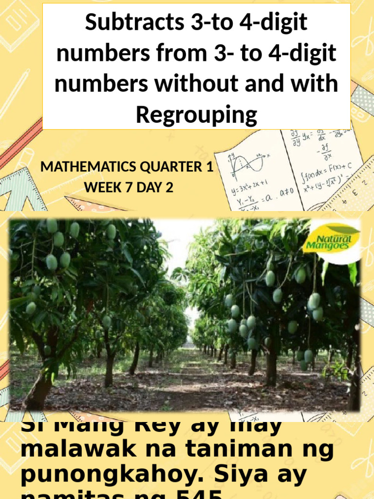 Mathematics 3 Quarter 1 Week 7 Day 2 | PDF