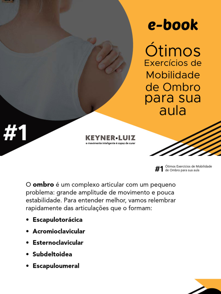 Exercícios de Mobilidade de Ombro para Sua Aula | PDF