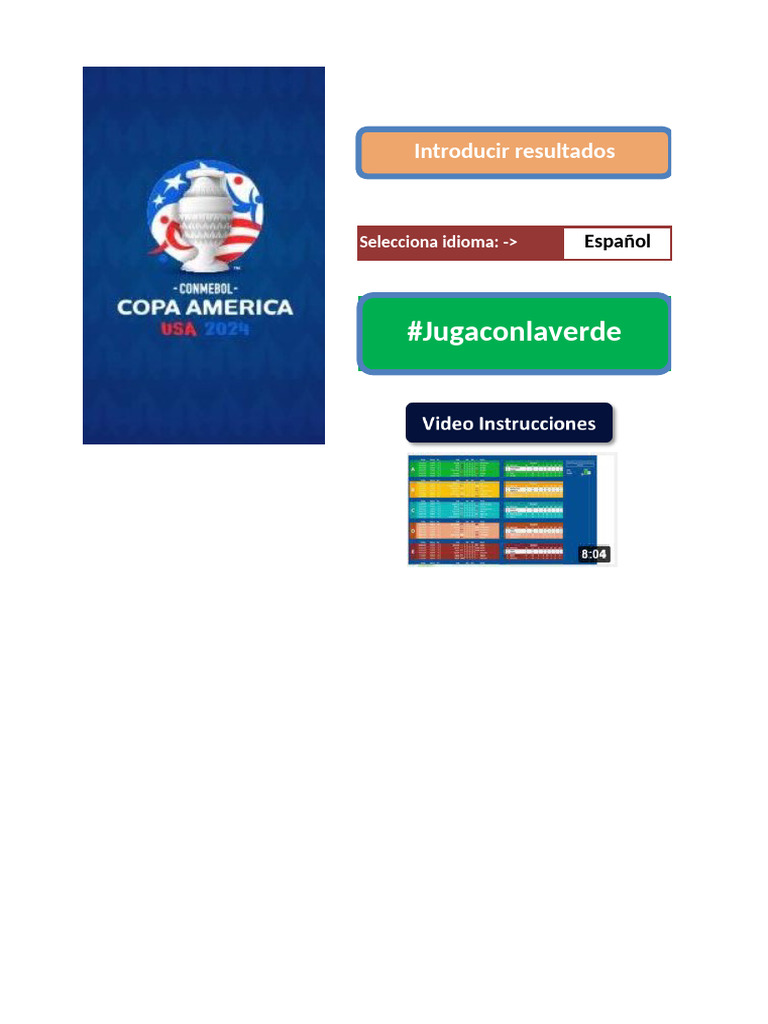 Polla Potosina Copa America 2024 | PDF