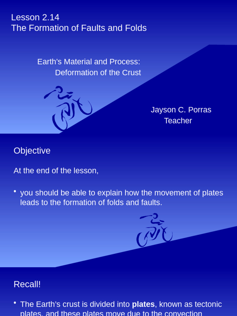 Plate Movements: Folds and Faults Explained | PDF | Fault (Geology ...