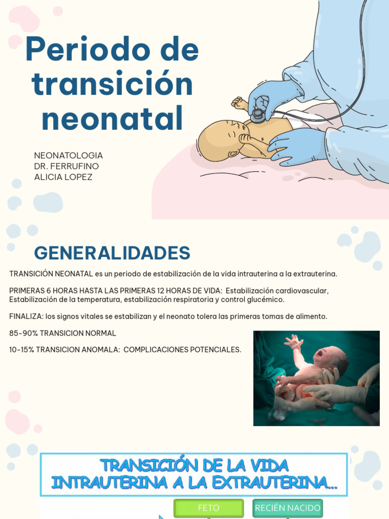 Periodo de Transición Neonatal | PDF