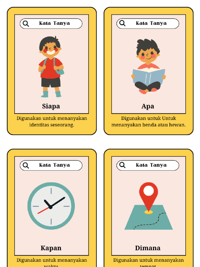 LKPD B Indonesia Kata Tanya | PDF