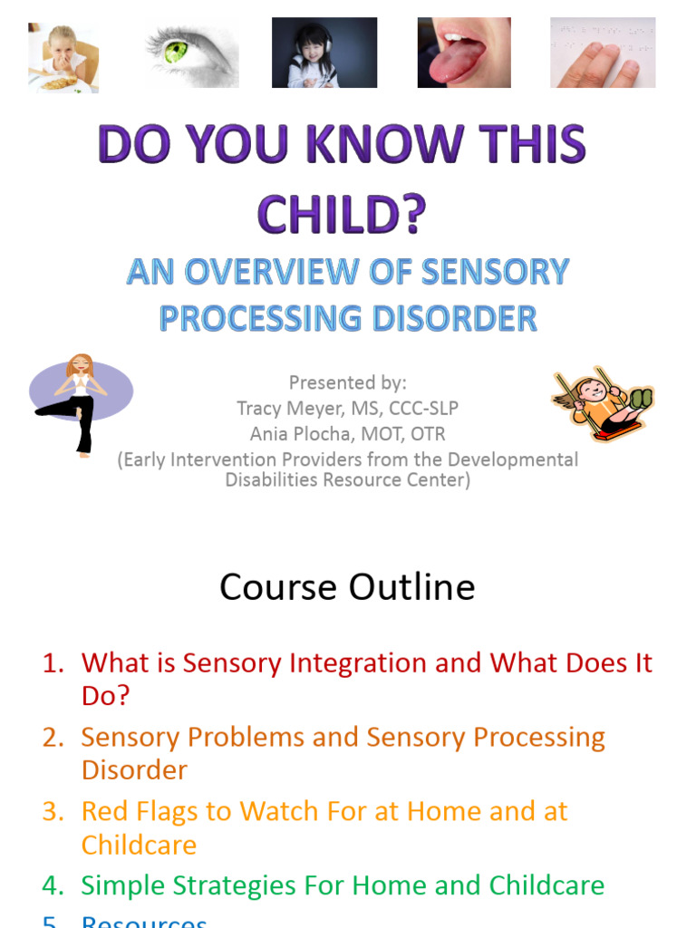 Early Intervention Sensory Presentation | PDF
