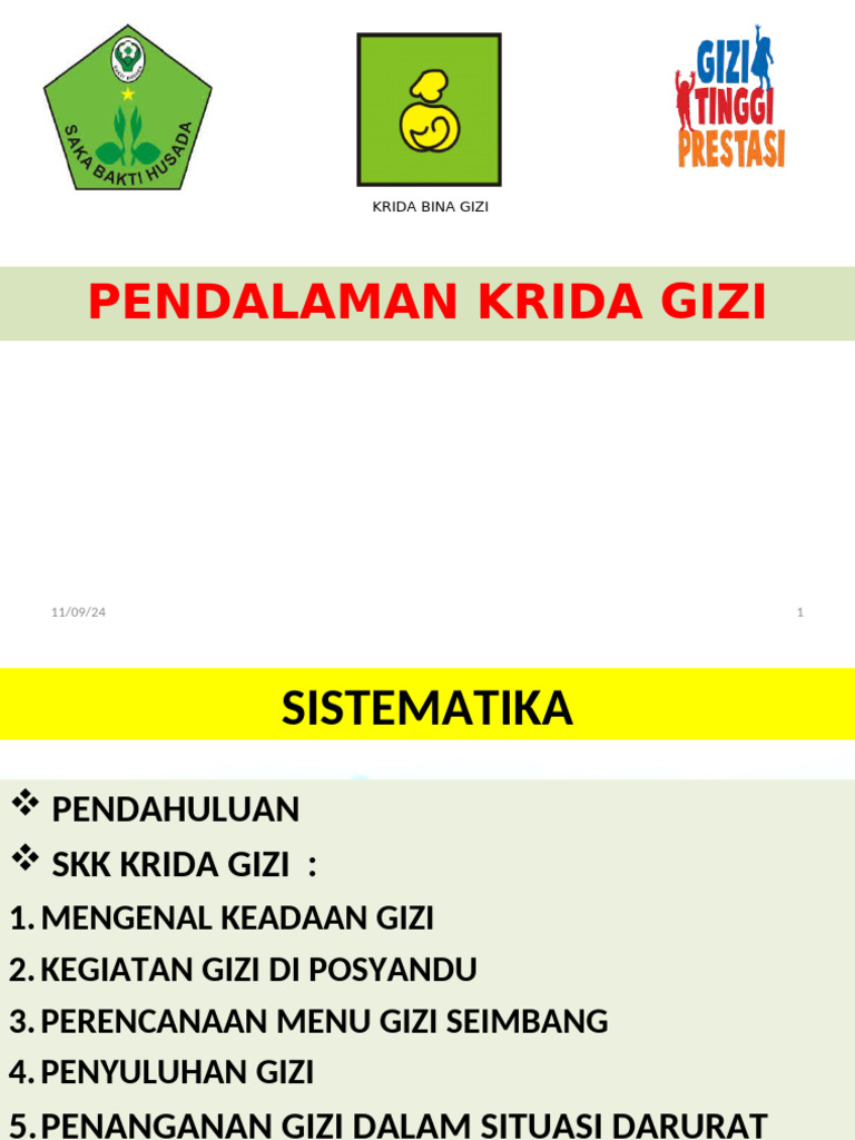 Krida Bina Gizi | PDF