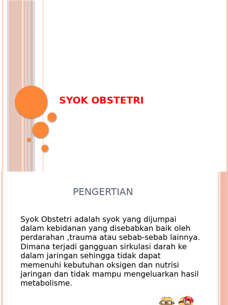 Syok Obstetri | PDF