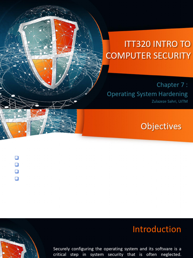 Chapter 7 OS Hardening | PDF