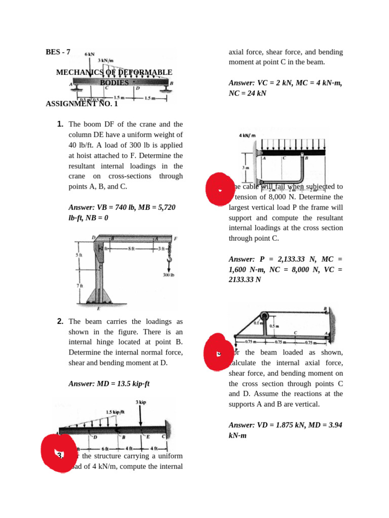 Mechanics Assignments | PDF