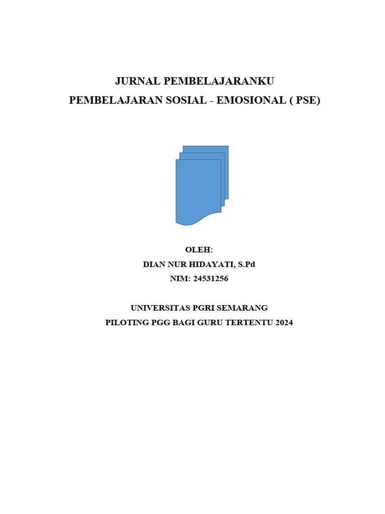 JURNAL PEMBELAJARANKU_PSE_DIAN (1) | PDF